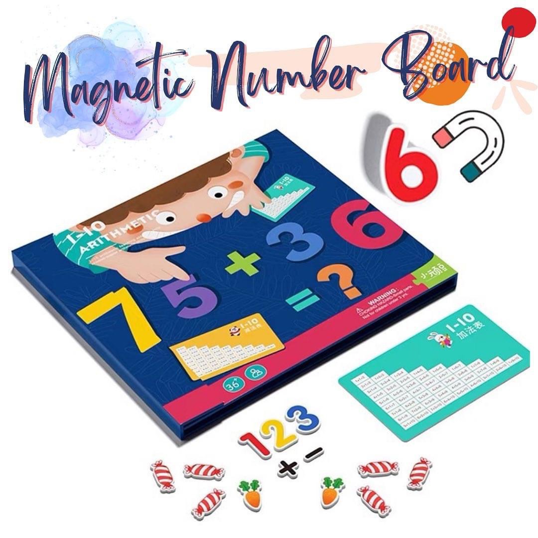 Magnetic Number Board, Hobbies & Toys, Toys & Games on Carousell