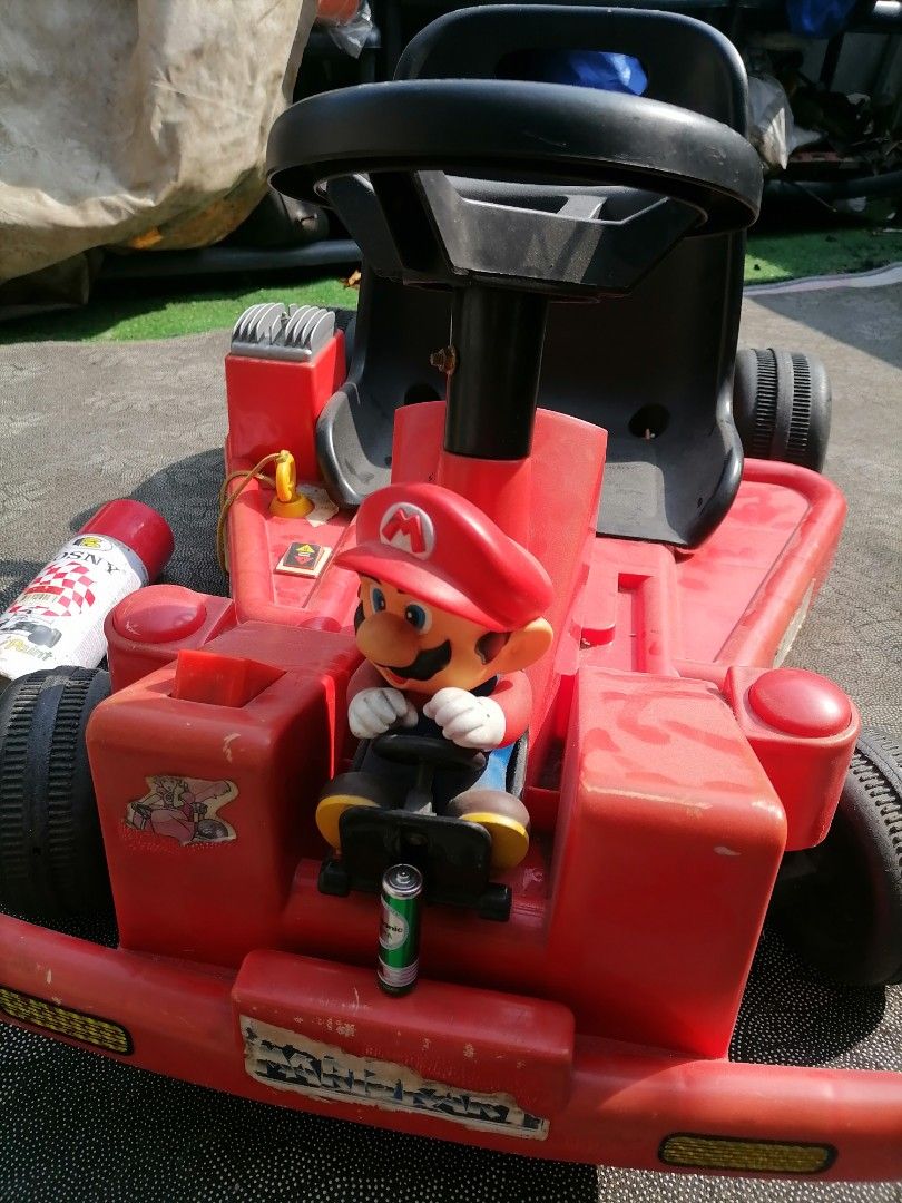 Mario kart mini car for kids, Hobbies & Toys, Toys & Games on Carousell