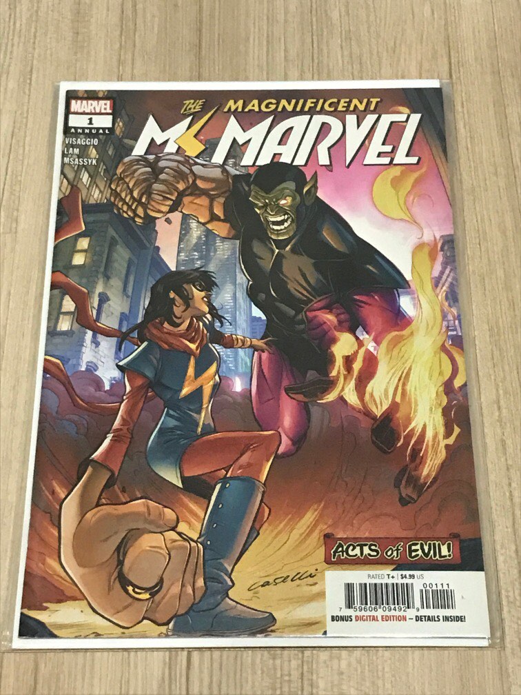 Marvel: The Magnificent Ms. Marvel #1, Hobbies & Toys, Books & Magazines, Comics & Manga on ...
