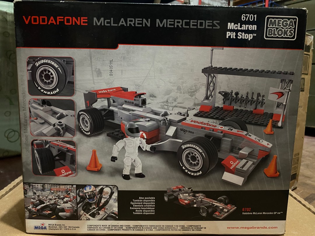 Mega Blocks McLaren Mercedes Pit Stop, Hobbies & Toys, Toys & Games on ...