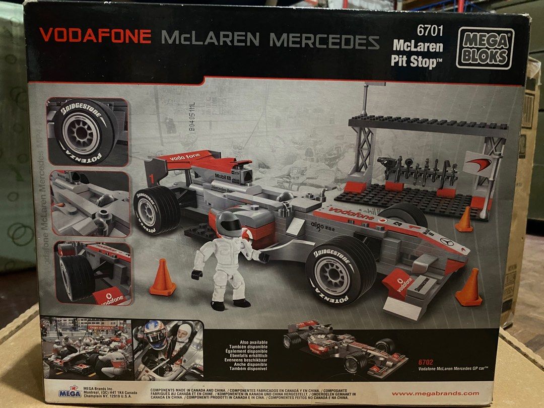 Mega Blocks McLaren Mercedes Pit Stop, Hobbies & Toys, Toys & Games on ...