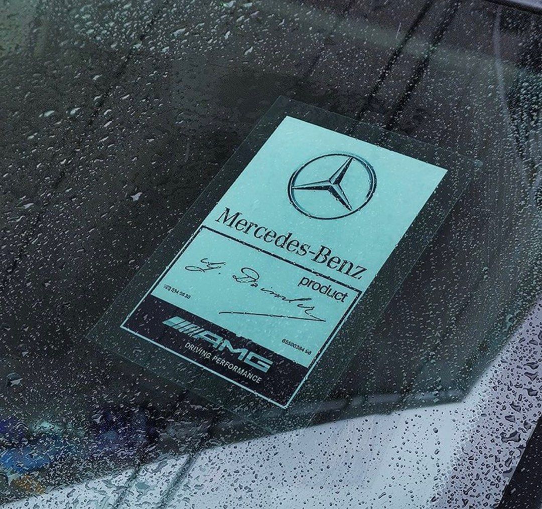 Mercedes AMG Windshield Sticker, Car Accessories, Accessories on Carousell