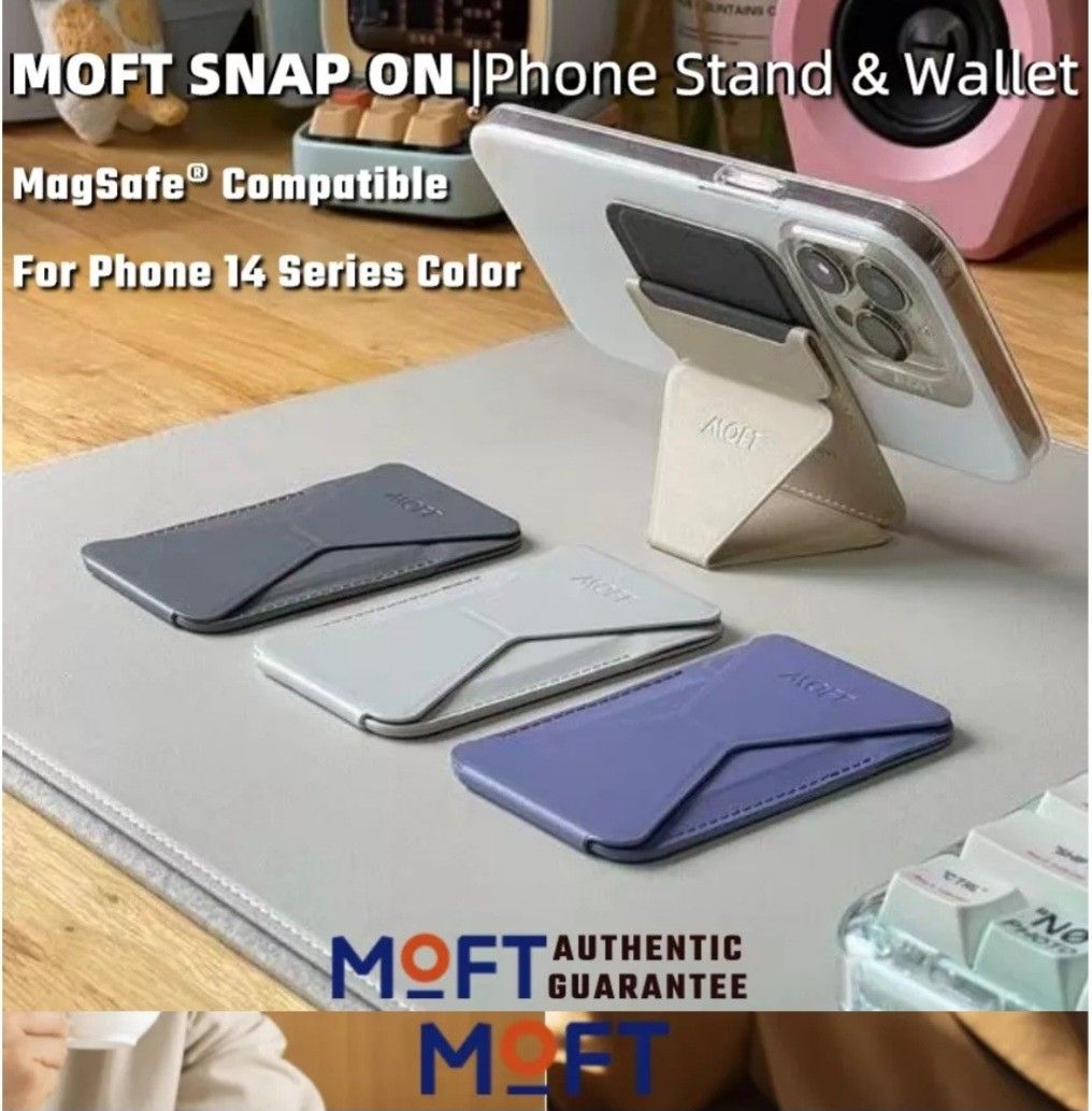 MOFT Magnetic Magsafe Stand & Card Case, Mobile Phones & Gadgets, Mobile & Gadget Accessories ...