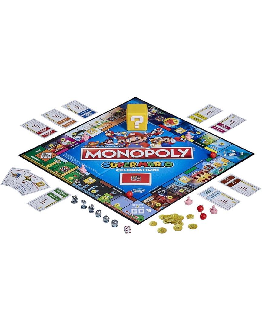 MONOPOLY Super Mario Celebration Edition Board Game, Hobbies & Toys ...
