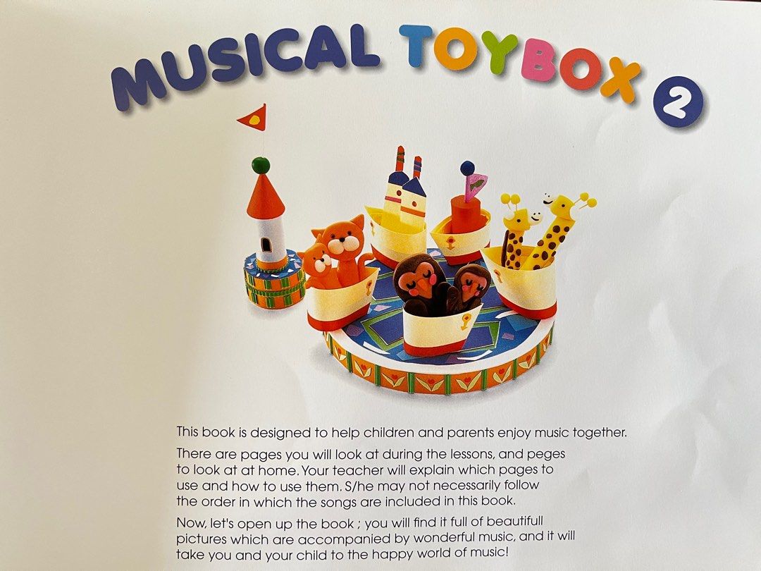 Music books Yamaha School Musical ToyBox 1-2, Hobbies & Toys, Books ...