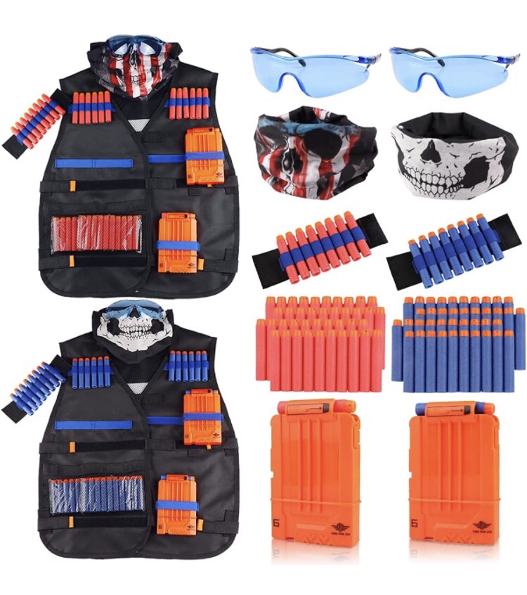 New Tactical Vest Kit 2 Pack for Nerf Guns N-Strike Elite Series ...
