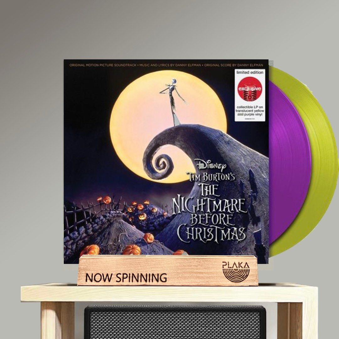 Nightmare Before Christmas OST Vinyl LP Plaka, Hobbies & Toys, Music ...