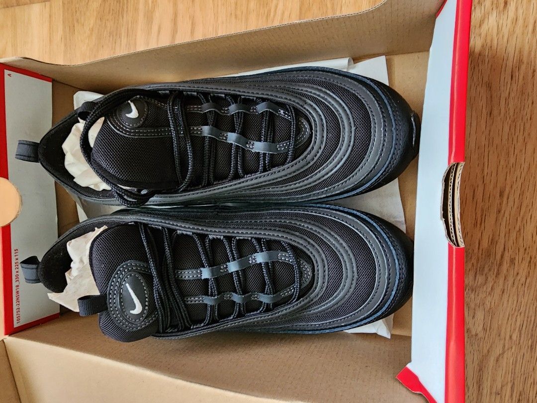 Nike Air Max 97 Black, Men's Fashion, Footwear, Sneakers on Carousell