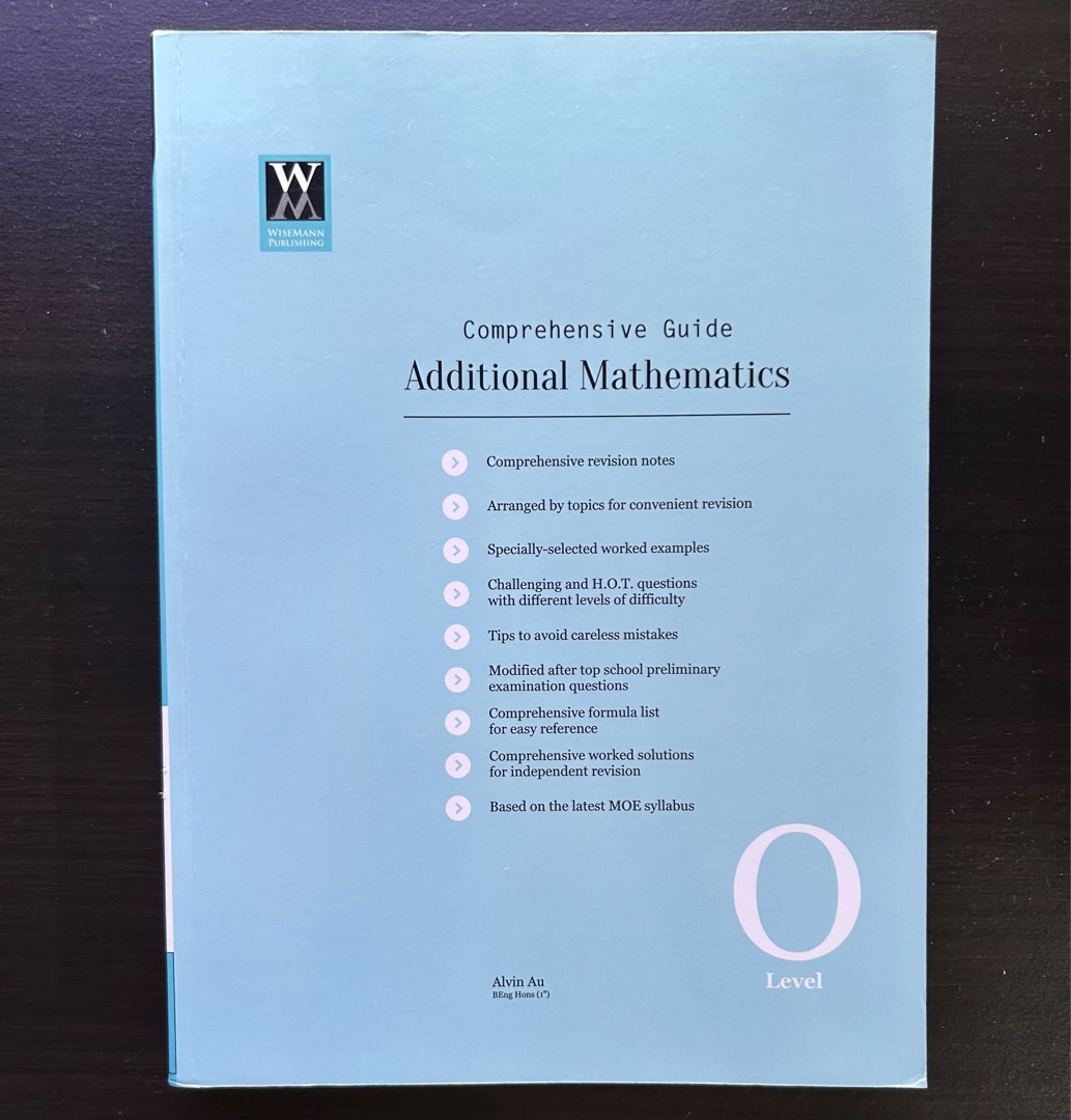 O Level Additional Mathematics Comprehensive Guide, Hobbies & Toys ...