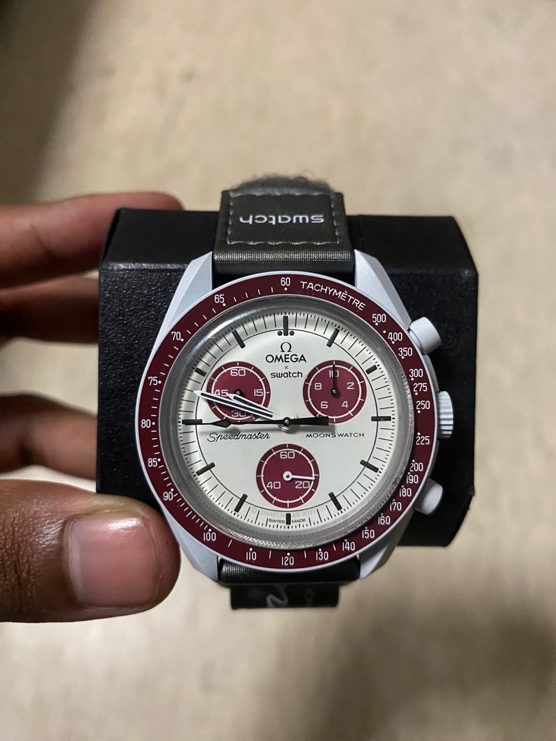 Omega x Swatch Moonswatch Mission To Pluto, Men's Fashion, Watches ...