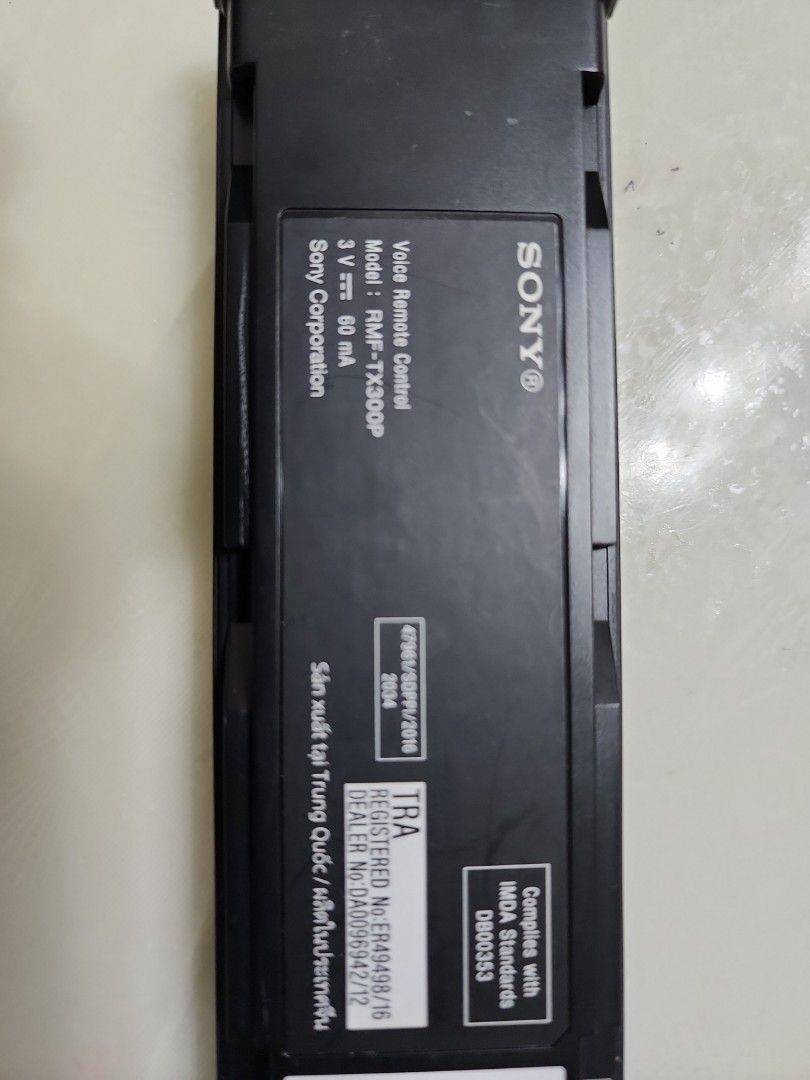 Original Sony TV Remote for KD-55X8000E, TV & Home Appliances, TV ...