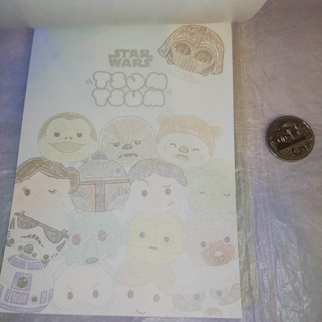 Original Star Wars x Disney Tsum Tsum Cartoon 4 Different Design Print ...