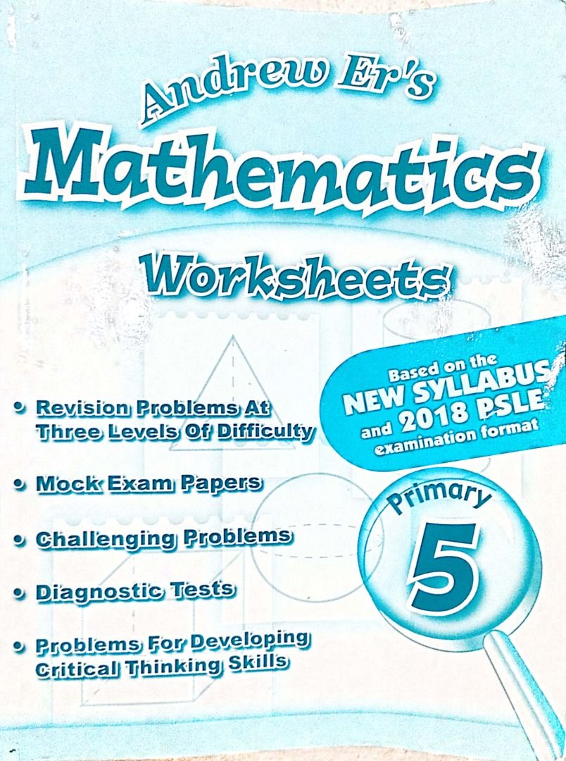 P5 Math Worksheets by Andrew Er., Hobbies & Toys, Stationery & Craft ...