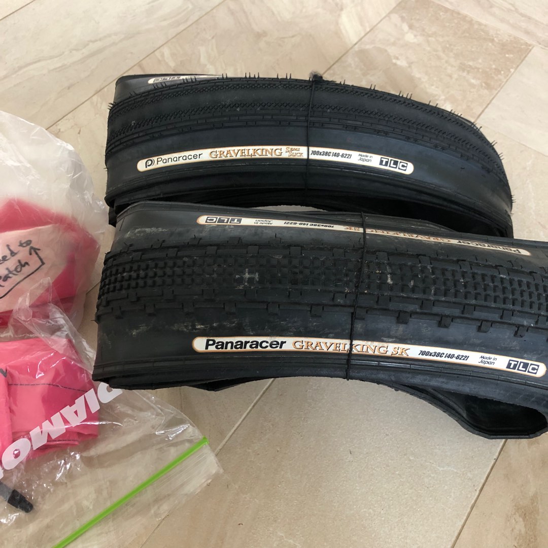 Panaracer GRAVELKING SS SK 700x38c with tubes, Sports Equipment ...