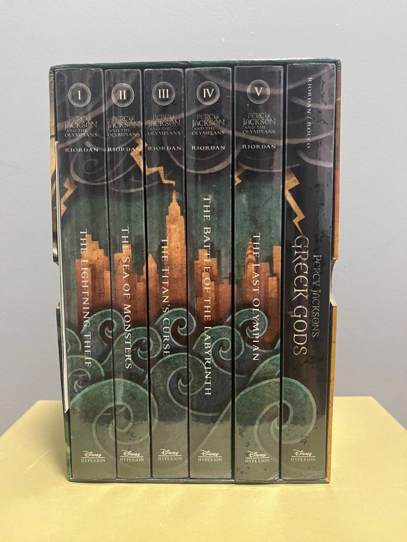 Percy Jackson Complete Book Set, Hobbies & Toys, Books & Magazines ...