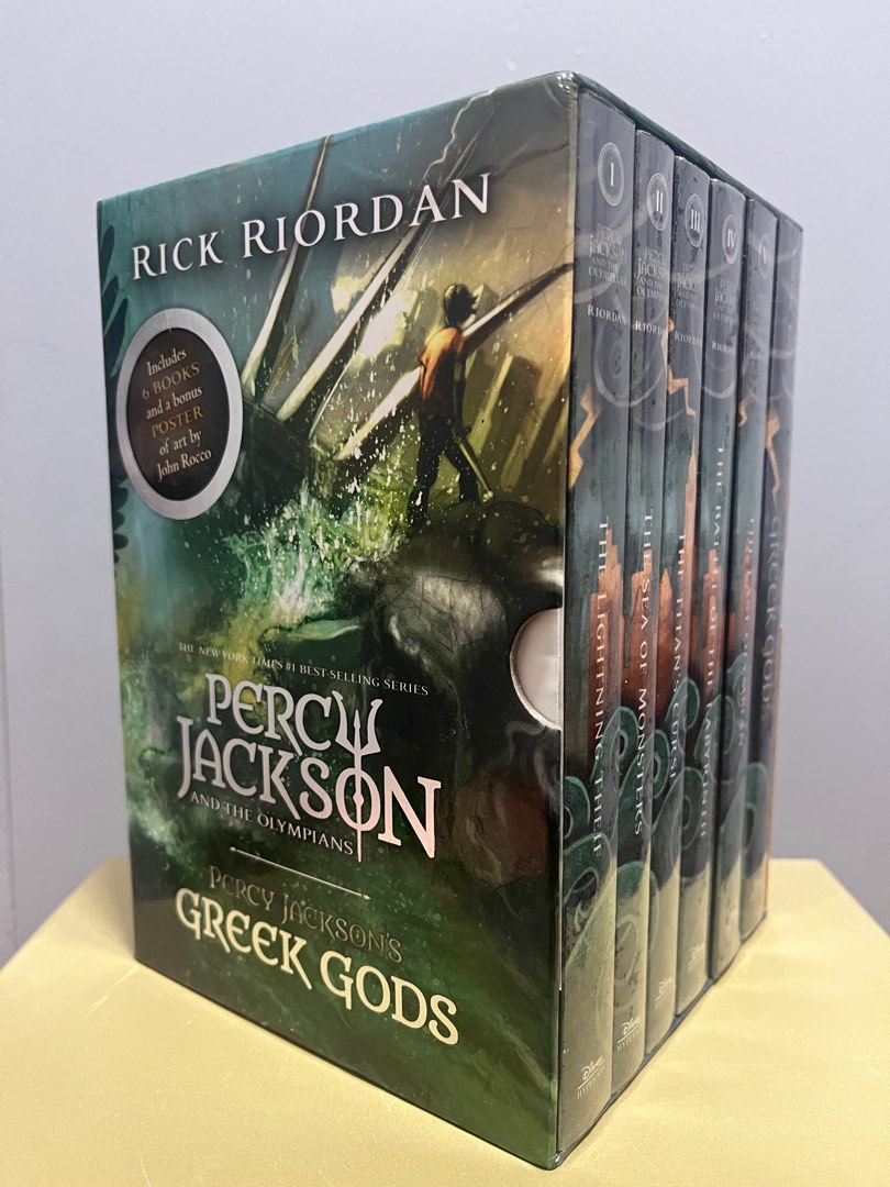 Percy Jackson Complete Book Set, Hobbies & Toys, Books & Magazines ...