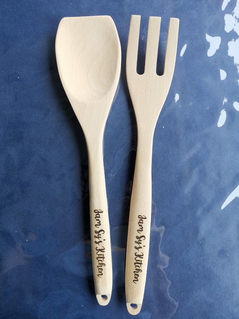 Personalized Wooden Spatulas with Laser Engraving | Custom gifts ...