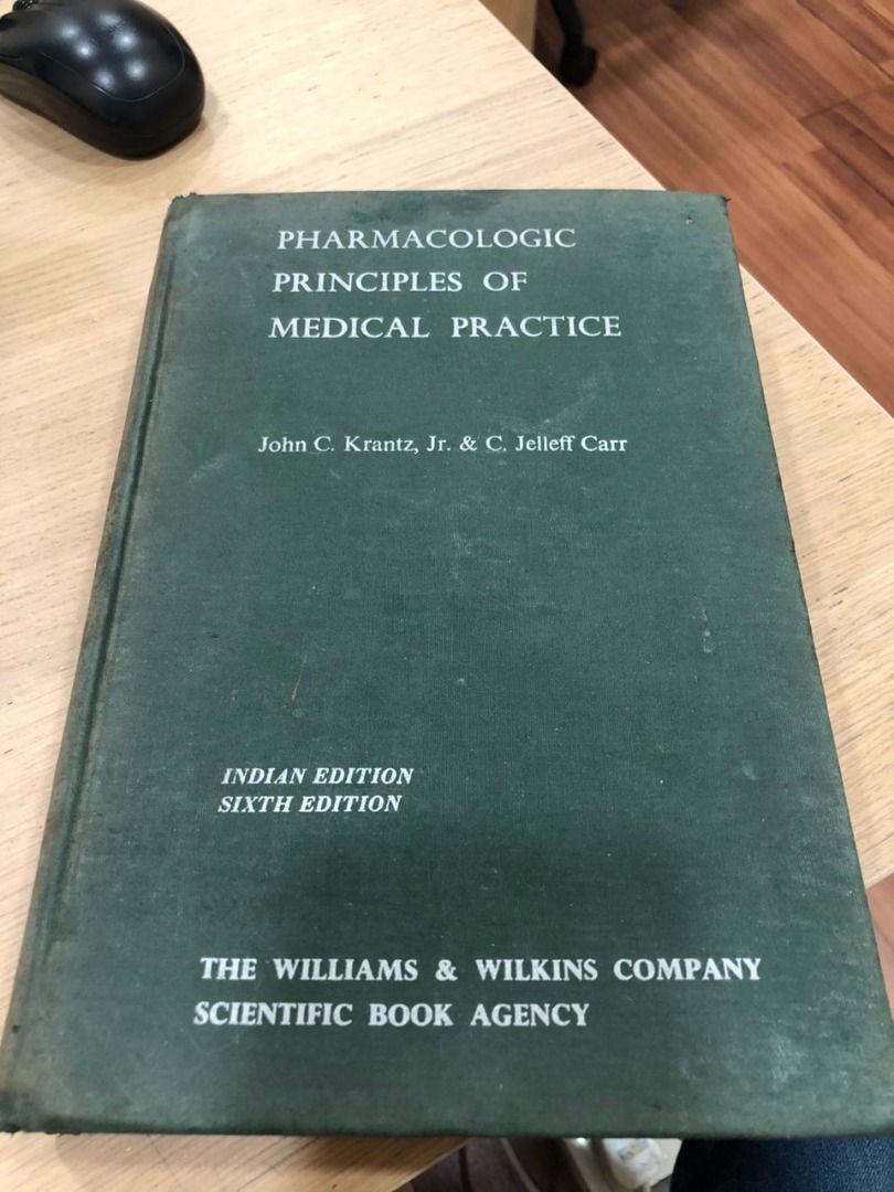 "Pharmacologic Principle of Medical Practice" Book For SALE!, Hobbies ...