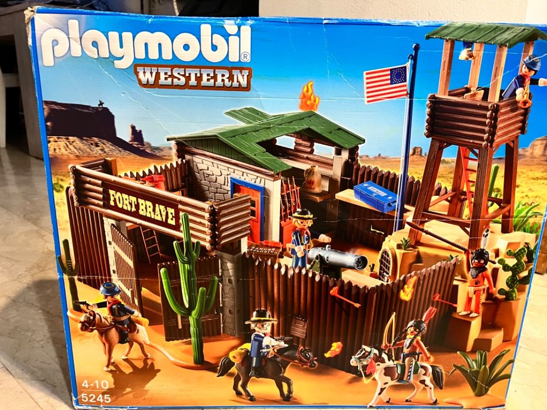 Playmobil Western Fort, Hobbies & Toys, Toys & Games on Carousell