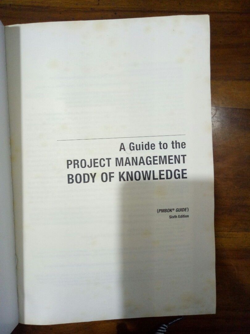 PMBOK guide, a guide to the project management body of knowledge ...