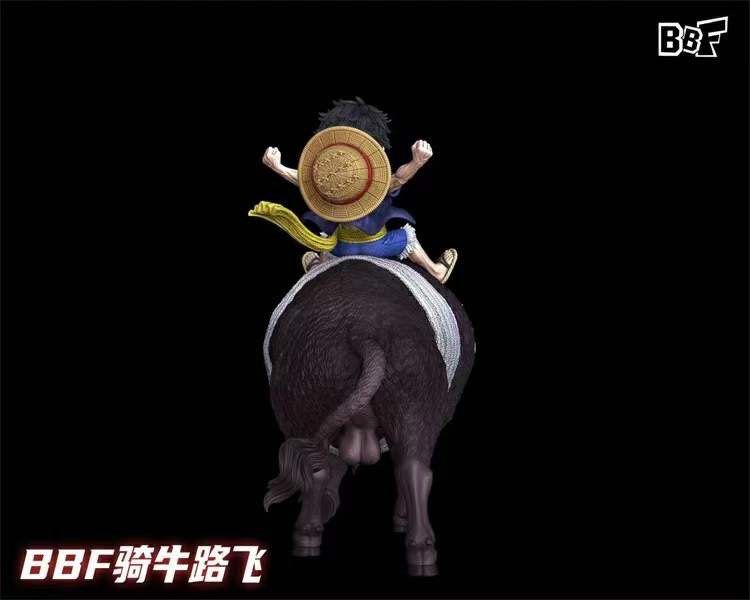 [PO] One Piece|Luffy Riding Bull/Thousand Sunny, Hobbies & Toys, Toys ...