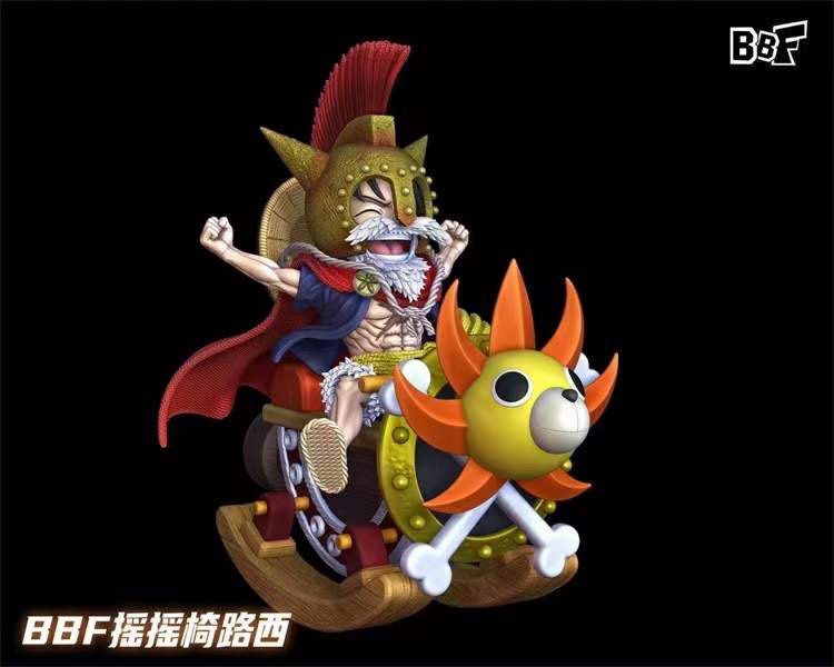 [PO] One Piece|Luffy Riding Bull/Thousand Sunny, Hobbies & Toys, Toys ...