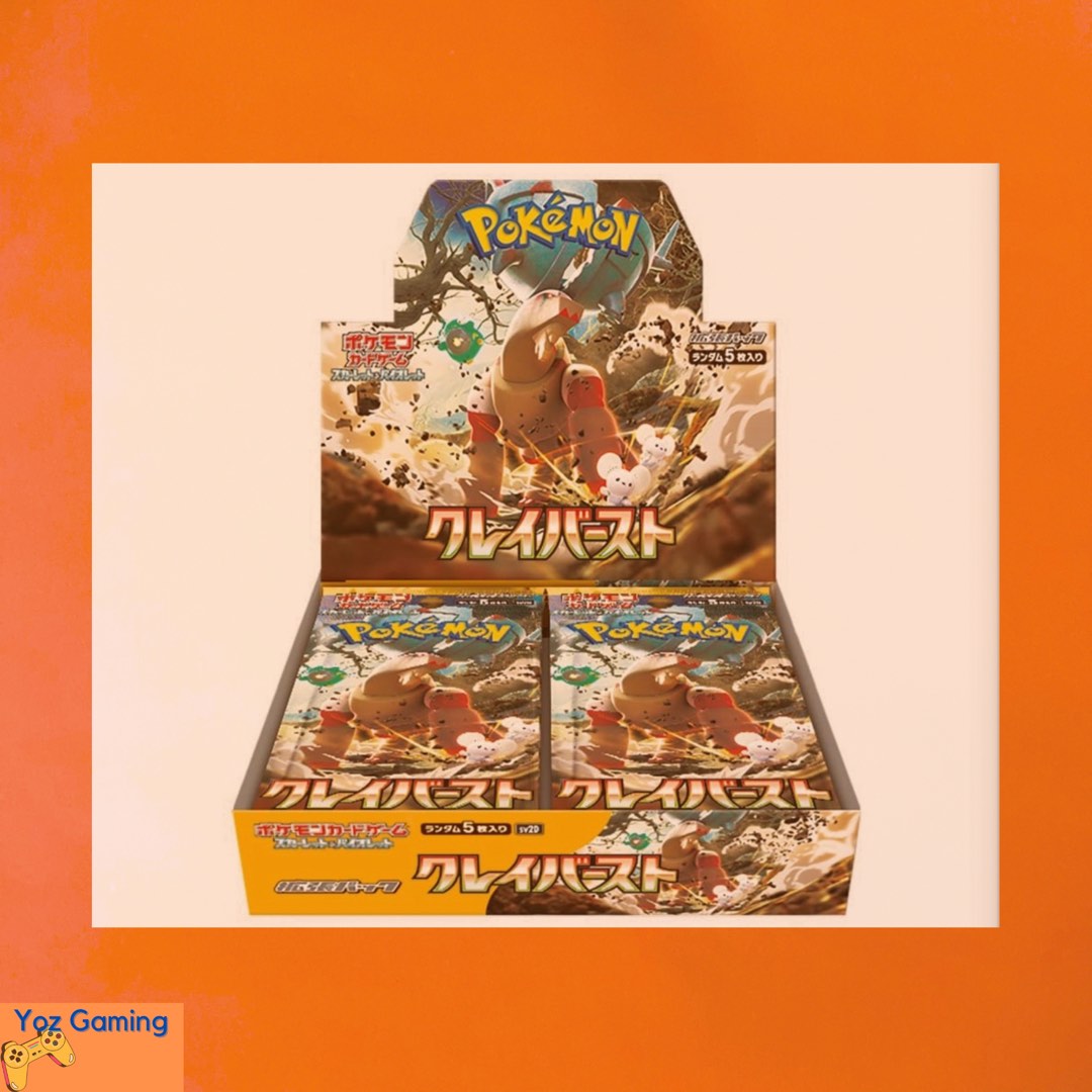 [Ready Stock] Pokemon Japanese TCG Clay Burst Booster Box sv2D, Hobbies ...