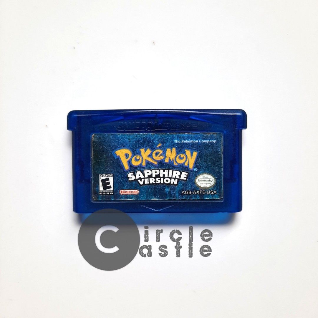 Pokemon Sapphire for Gameboy Advance GBA, Video Gaming, Video Games ...
