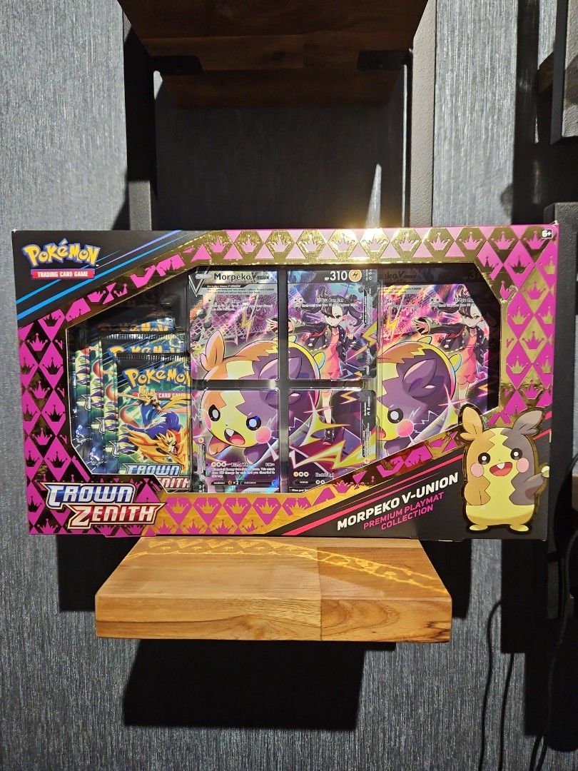Pokemon TCG Card Crown Zenith Marnie Morpeko V Union Premium Playmat ...