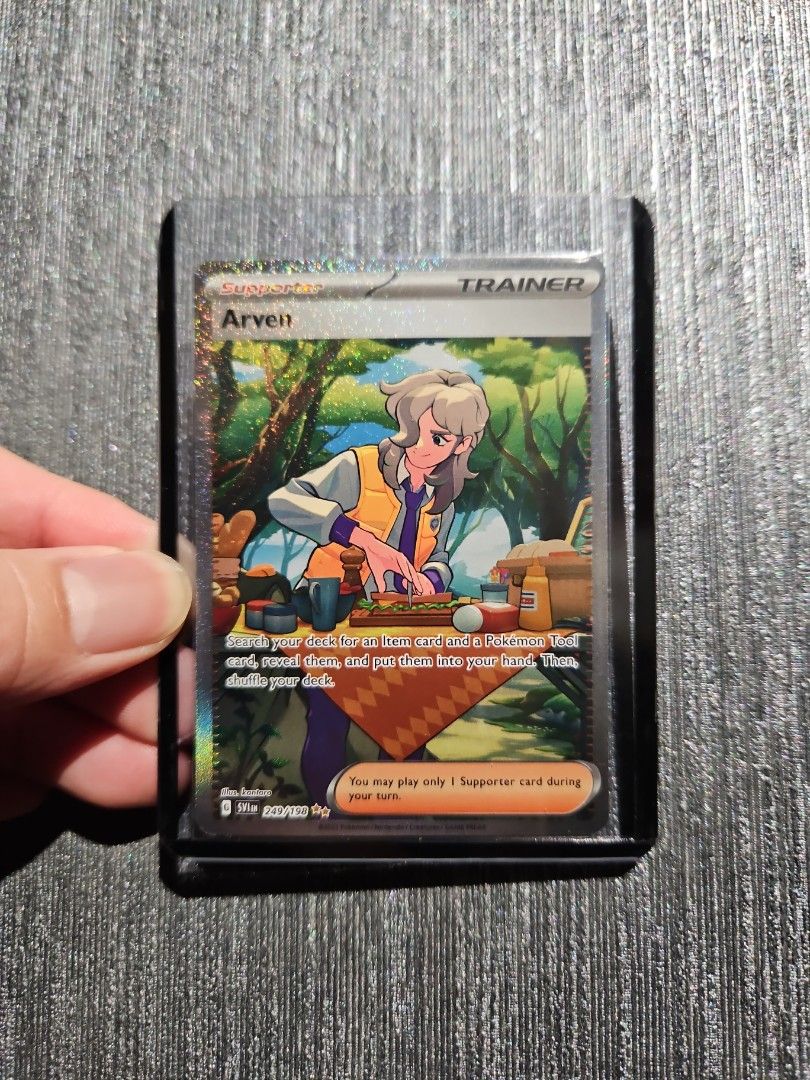 Pokemon TCG Scarlet Violet Base Set Arven Special Illustration Rare ...