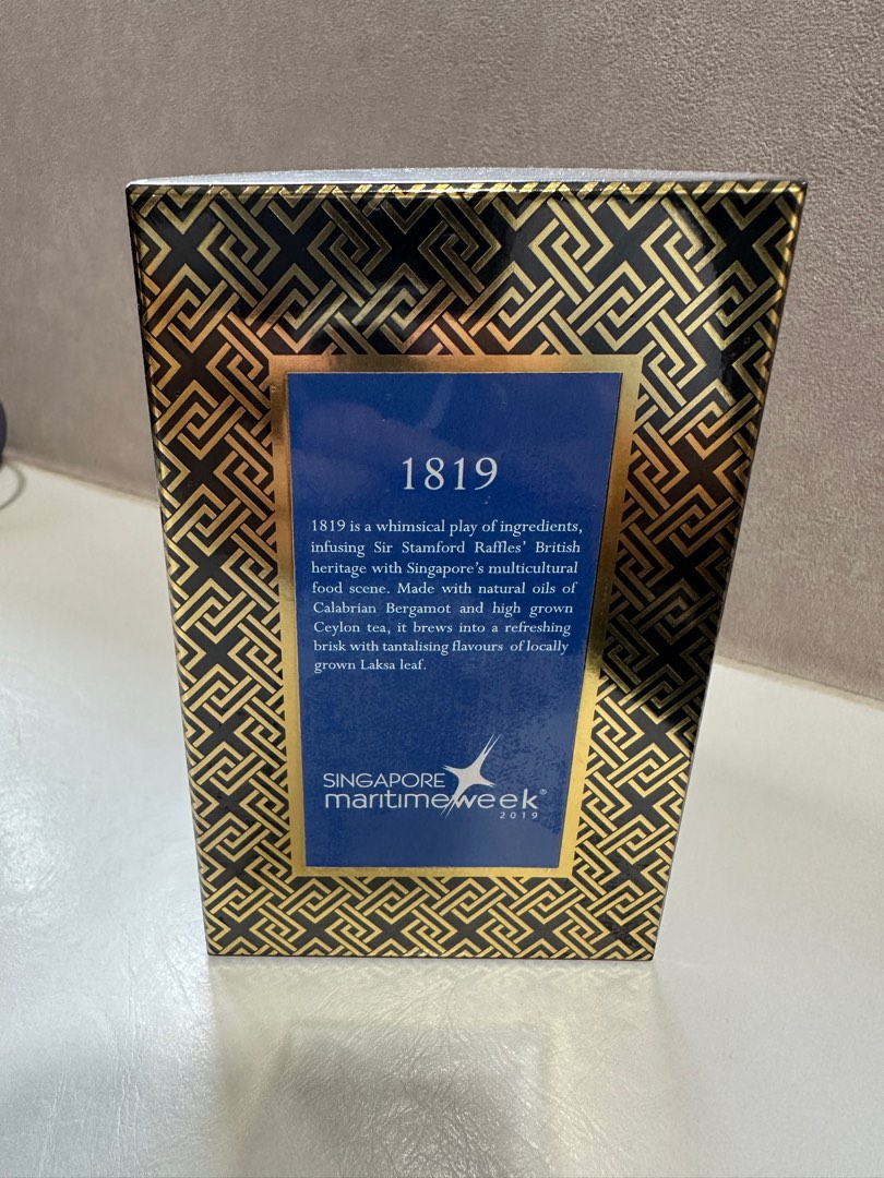 Pryce Tea - 1819 (Special Maritime Week Singapore Collection Tea), Food ...