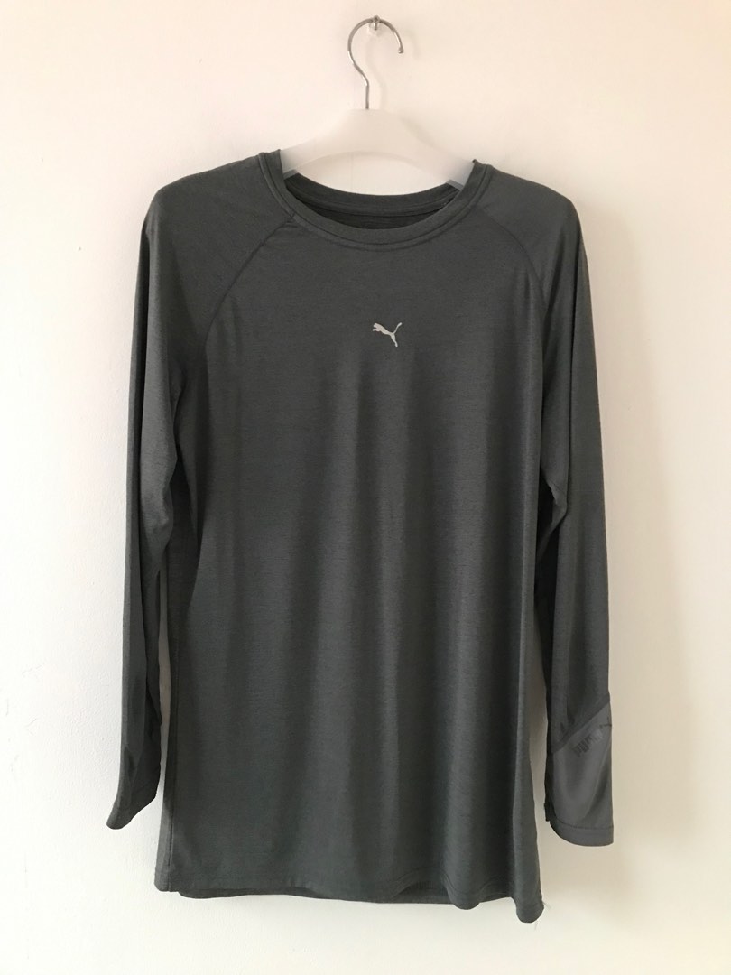 PUMA Long Sleeve Sport Wear Original, Olah Raga, Baju Olahraga di Carousell