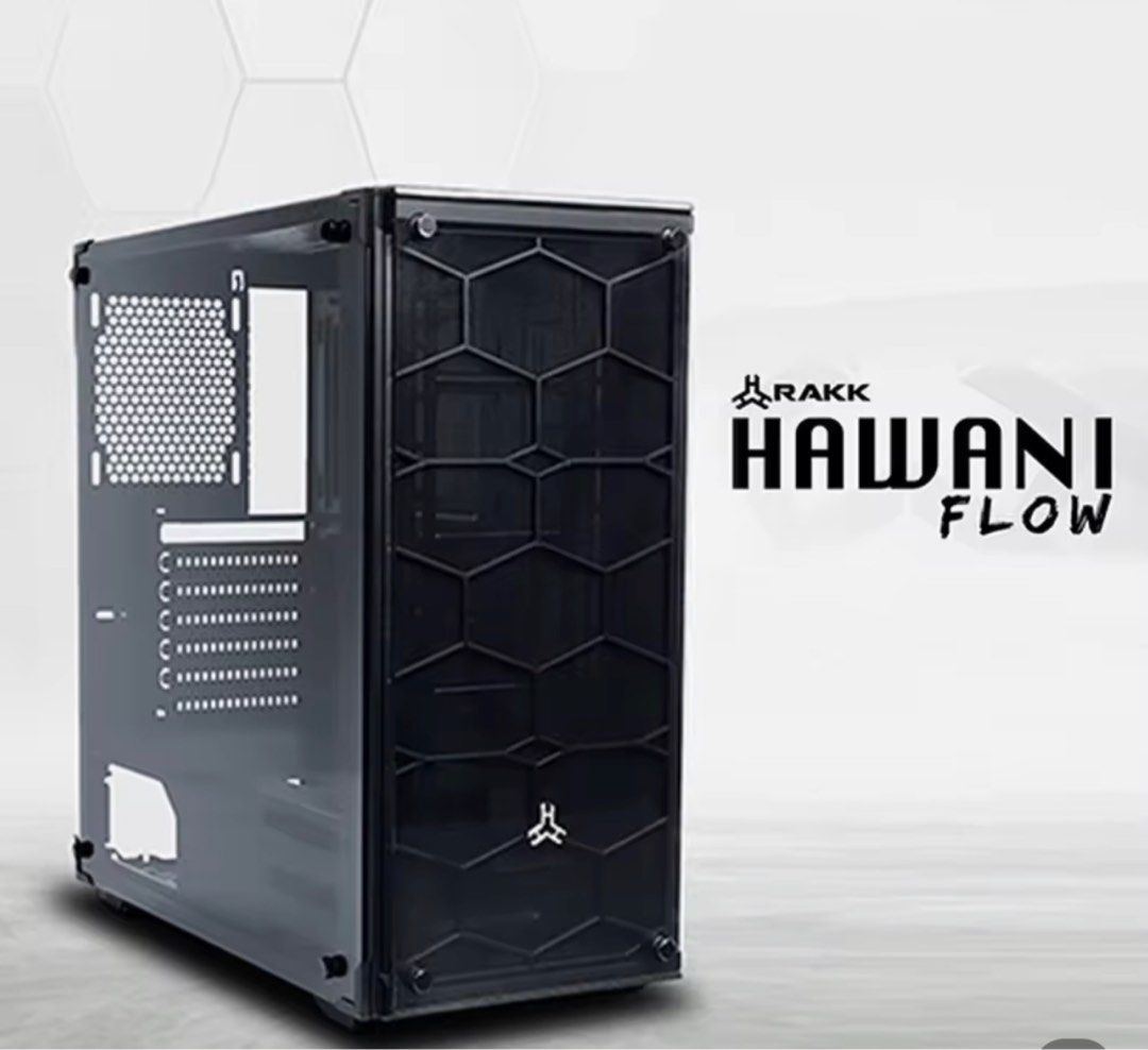 Rakk Hawani Flow w/Case Fans, Computers & Tech, Parts & Accessories ...