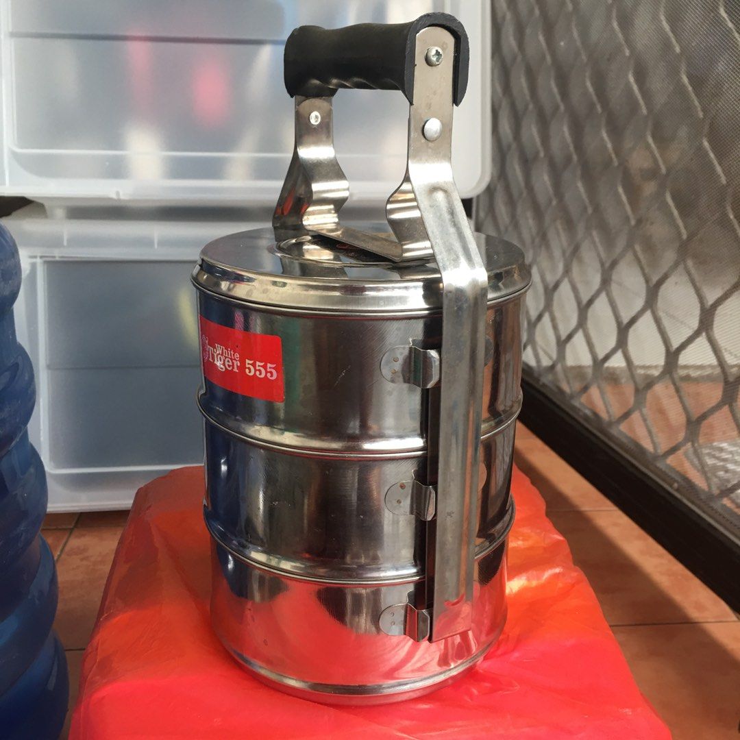 Rantang stainless white tiger susun 3 - tempat makan katering catering ...