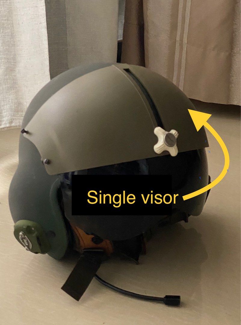 RARE HGU-39/P Pilot flight helmet SPH-4, Everything Else on Carousell