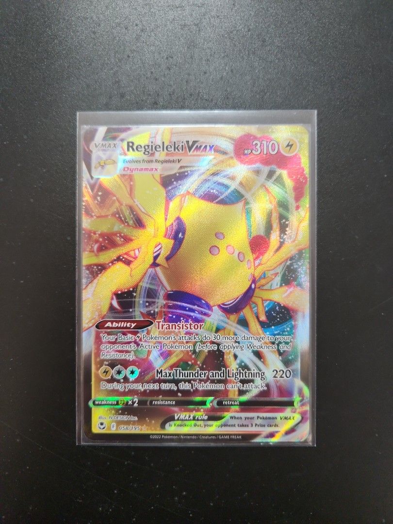 Regieleki VMAX 058/195, Hobbies & Toys, Toys & Games on Carousell