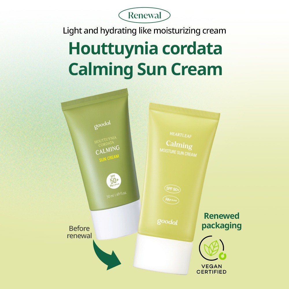 [Renewed] Goodal Houttuynia Cordata Calming Moisture Vegan Sun Cream ...