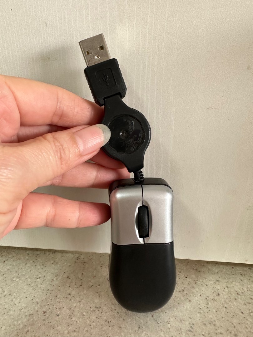 Retractable USB Mouse, Computers & Tech, Parts & Accessories, Mouse ...