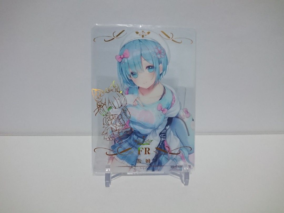 Re:Zero Card - Rem [FR] transparent Goddess Story Anime Card (Brand New ...