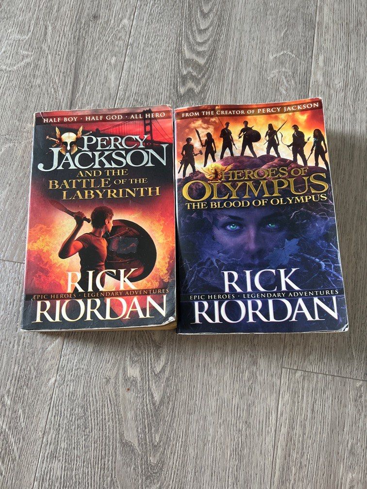 Rick riordan books sell $8, Hobbies & Toys, Books & Magazines, Children ...