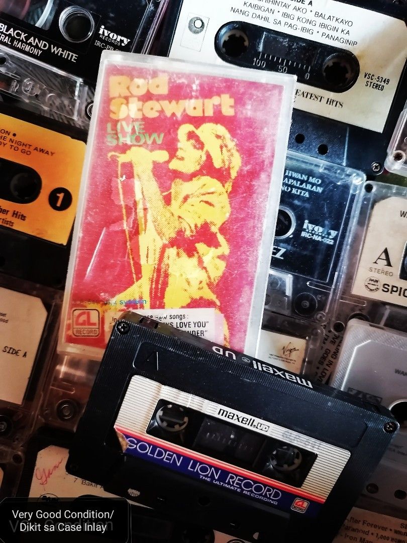 Rod Stewart Live Cassette Tape Bootleg Cassette Tapes Vintage Cassettes ...
