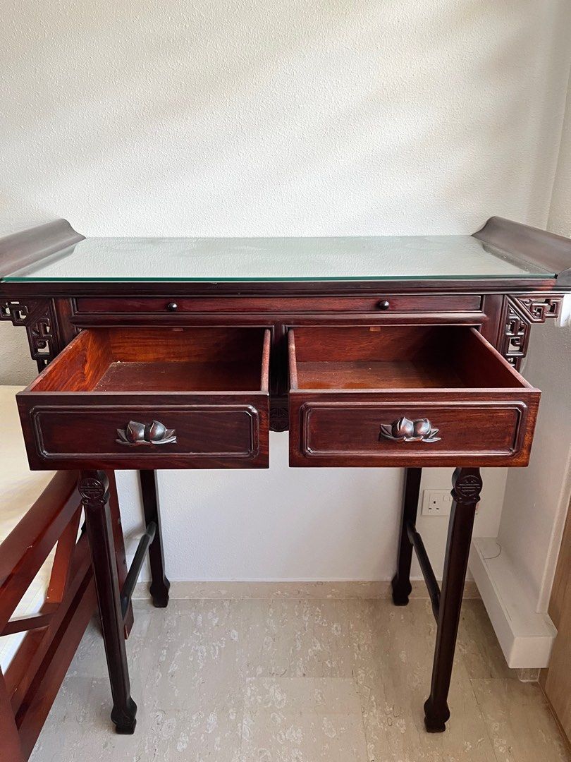 Rosewood altar shelf, Furniture & Home Living, Furniture, Shelves ...