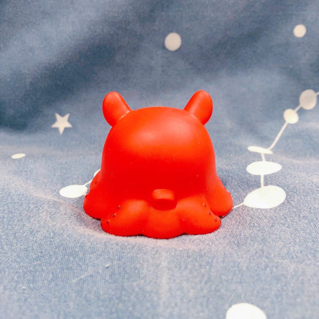 Rubber Red Dumbo Octopus - Cute bath Toy sea creature kid floaty ...
