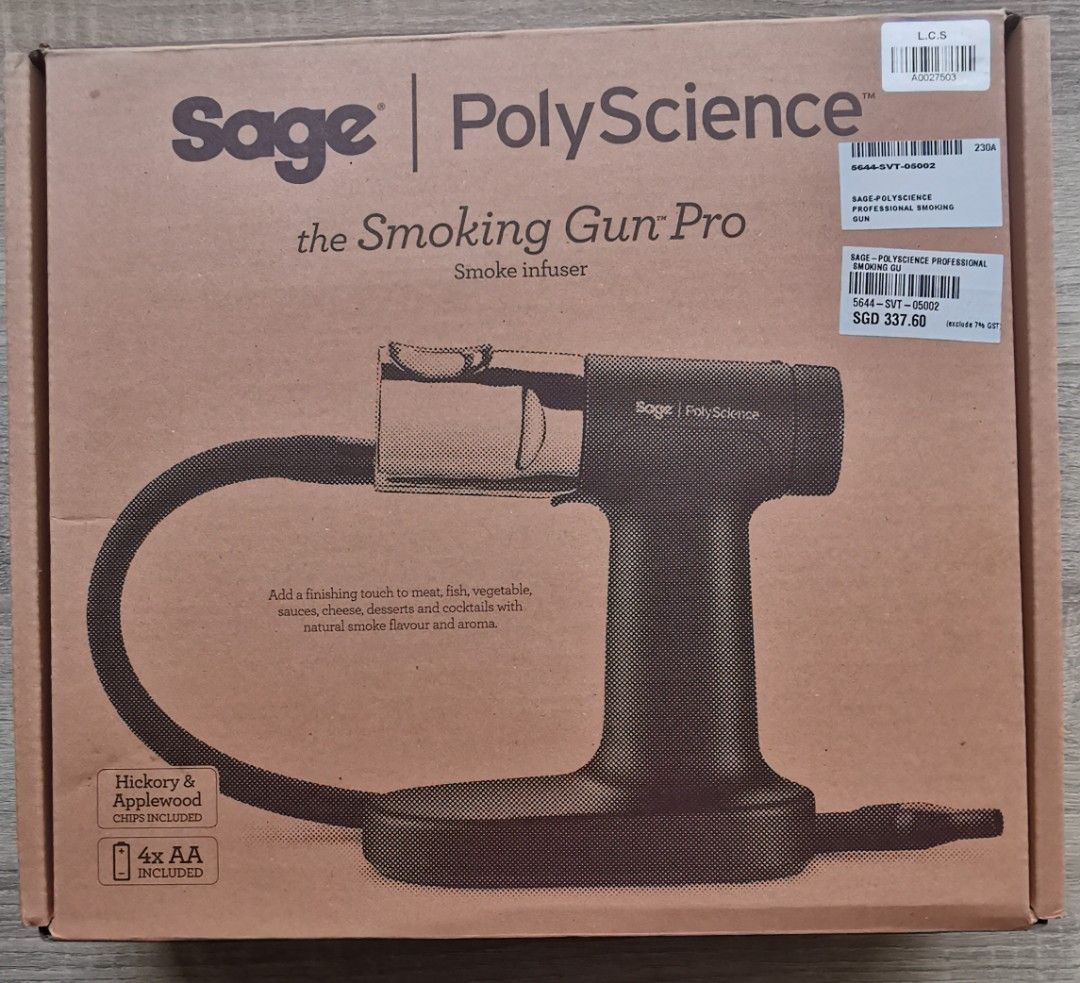 Sage PolyScience the Smoking Gun Pro, TV & Home Appliances, Kitchen ...
