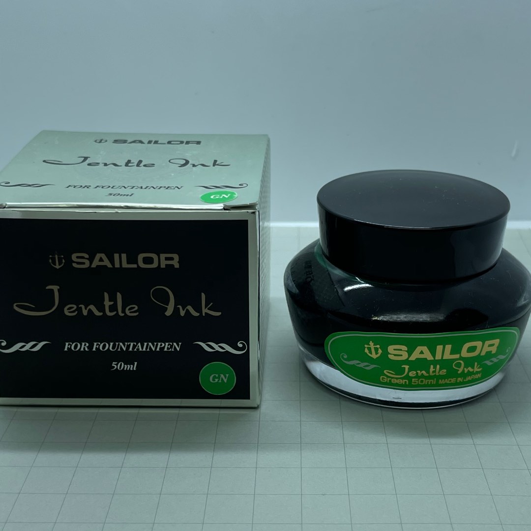 Sailor Jentle Ink Made in Japan green color, Hobbies & Toys, Stationery ...