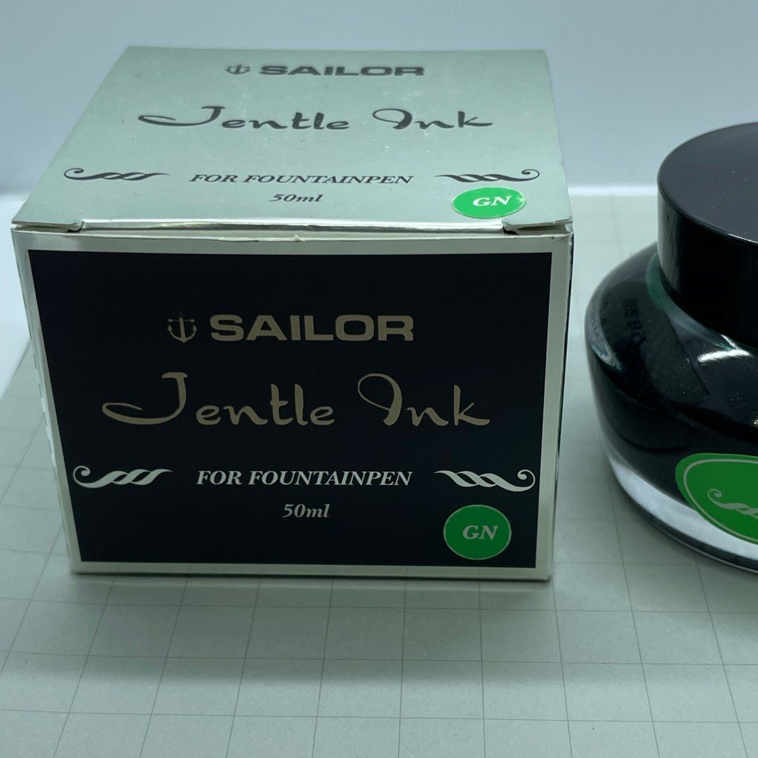 Sailor Jentle Ink Made in Japan green color, Hobbies & Toys, Stationery ...