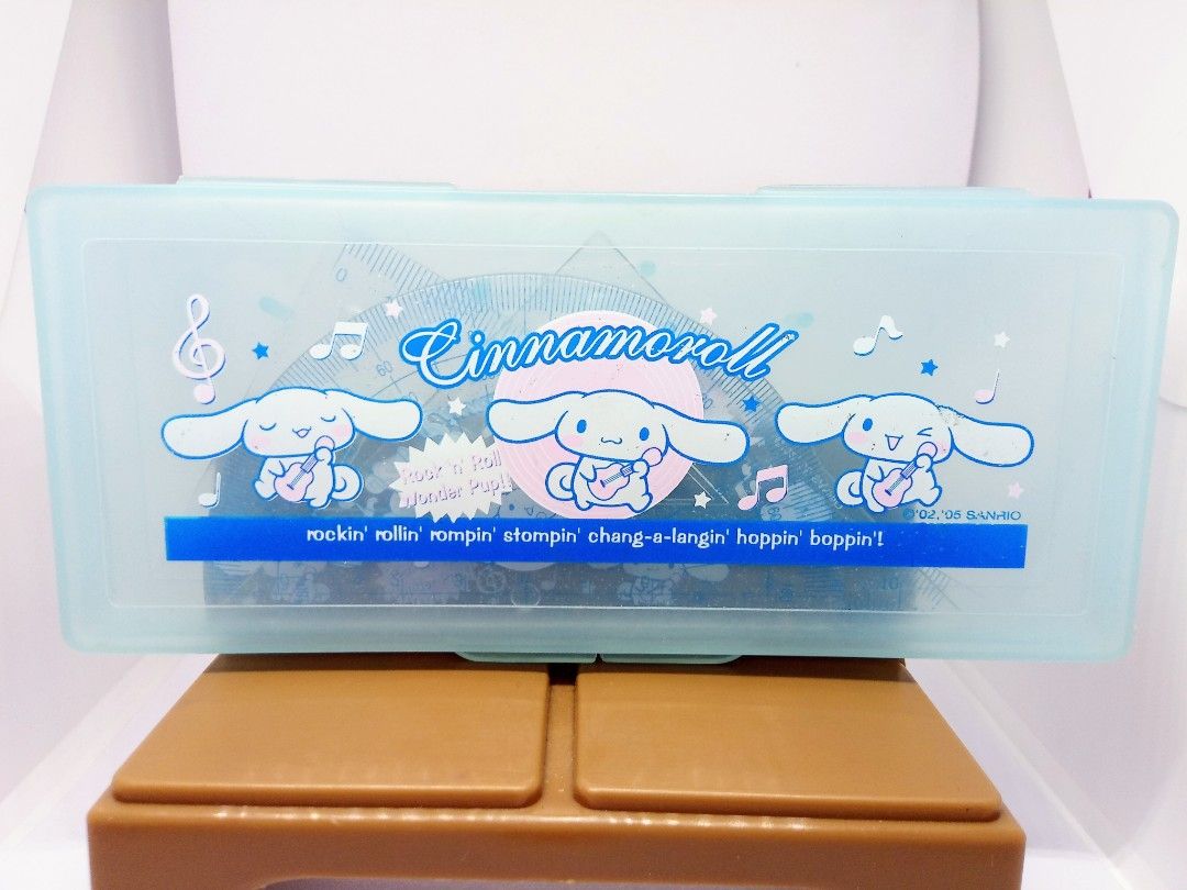Sanrio Cinnamoroll Ruler Protactor Triangle Set with Hard Case on Carousell
