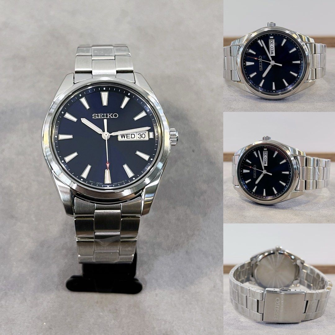 Seiko Classic Day Date Quartz Watch, Men's Fashion, Watches ...