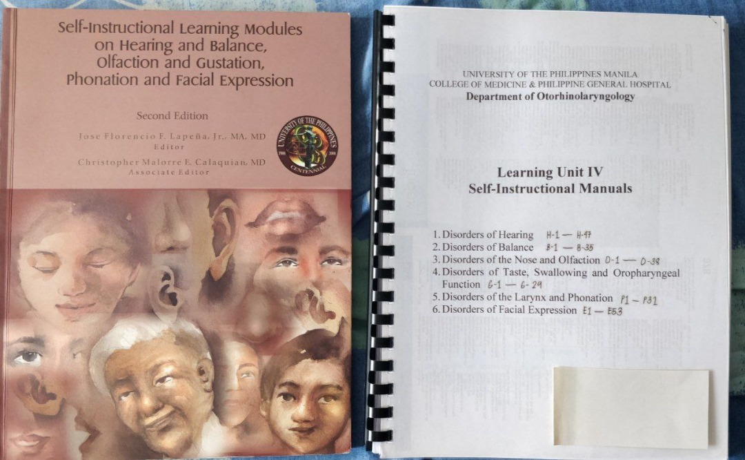 Self-Instructional Learning Modules (SILM) in Otorhinolaryngology for ...