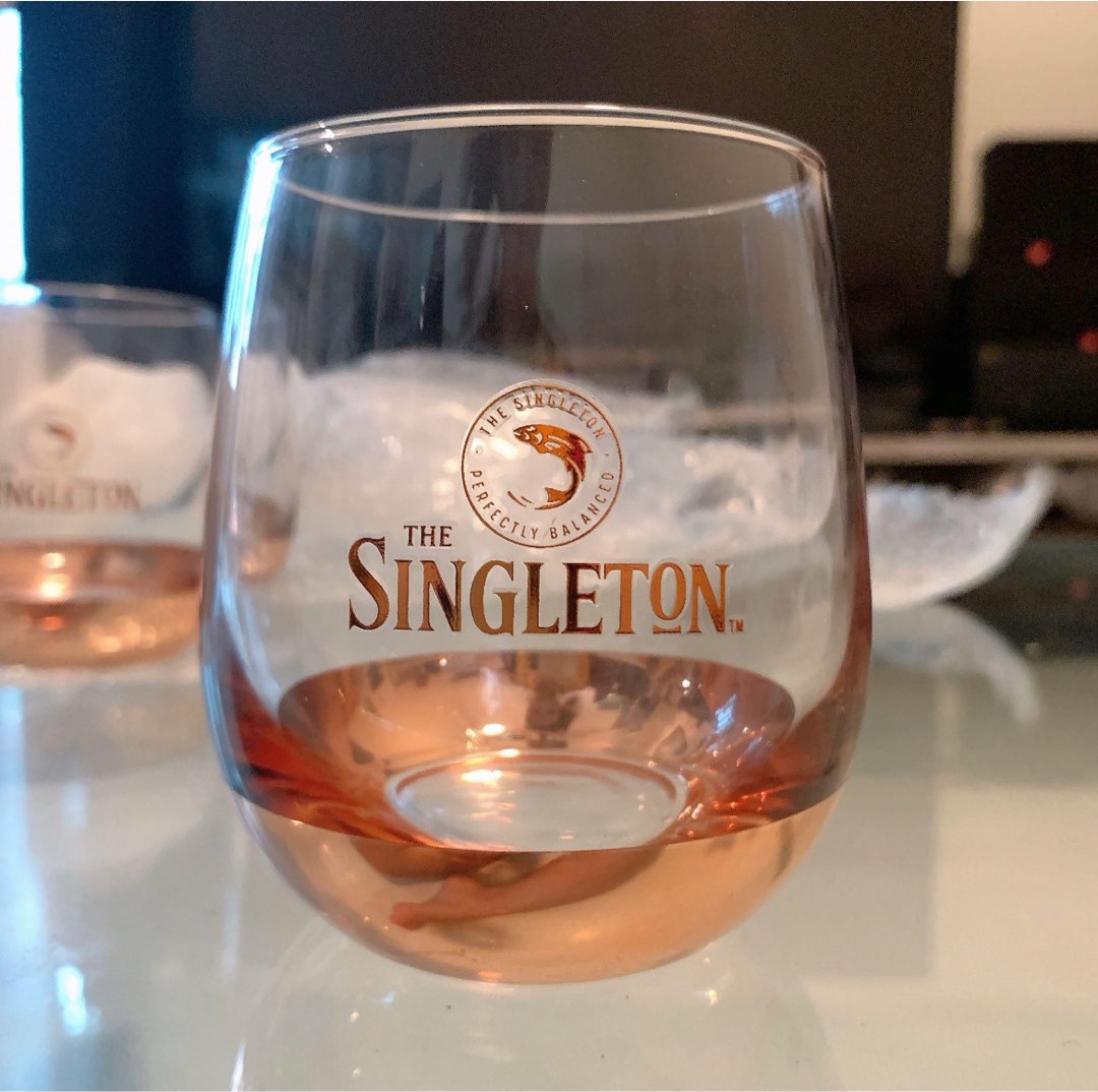 Singleton Whisky Glasses, Food & Drinks, Alcoholic Beverages on Carousell